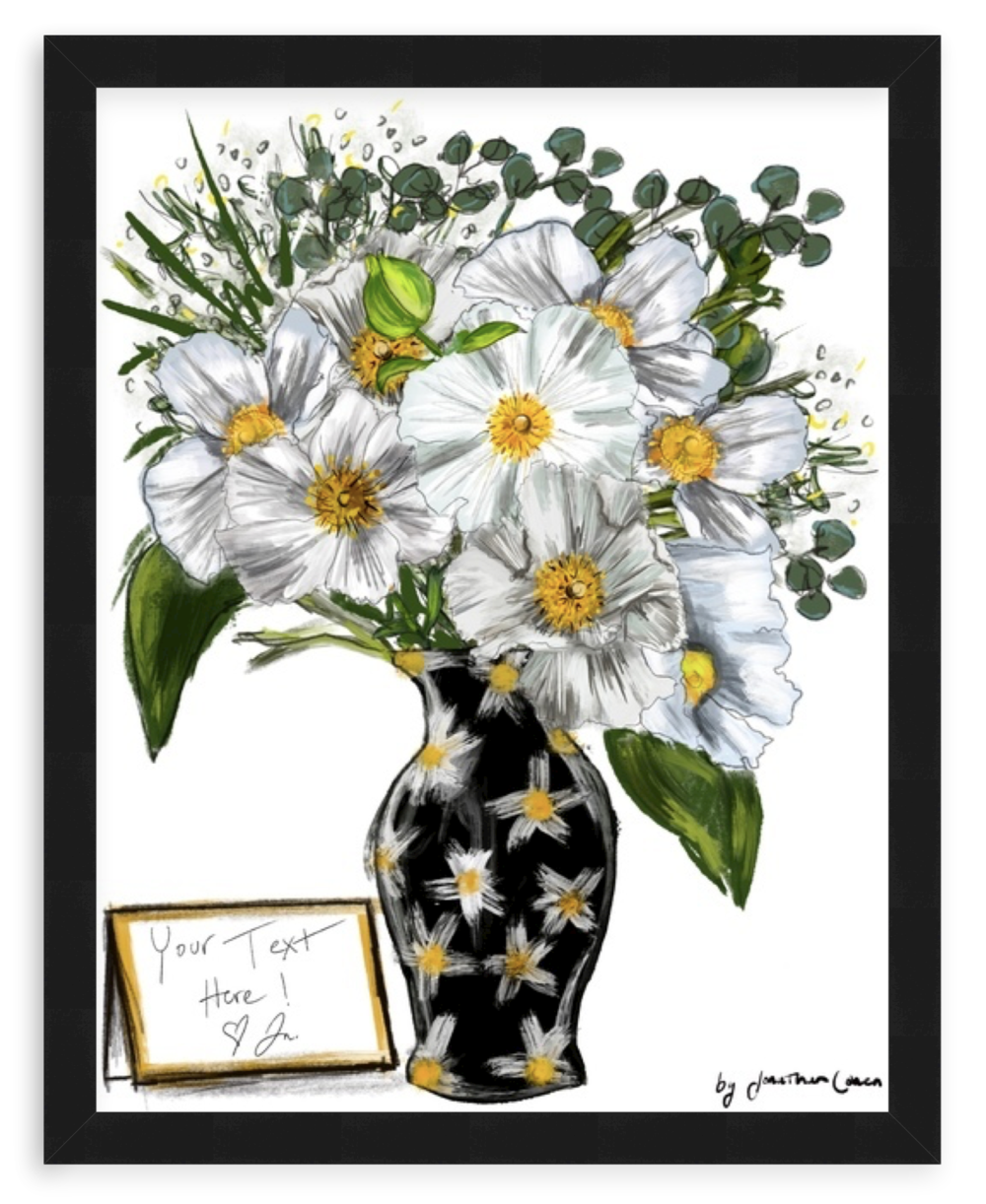 Poppies with Framing – Jonathan Cohen